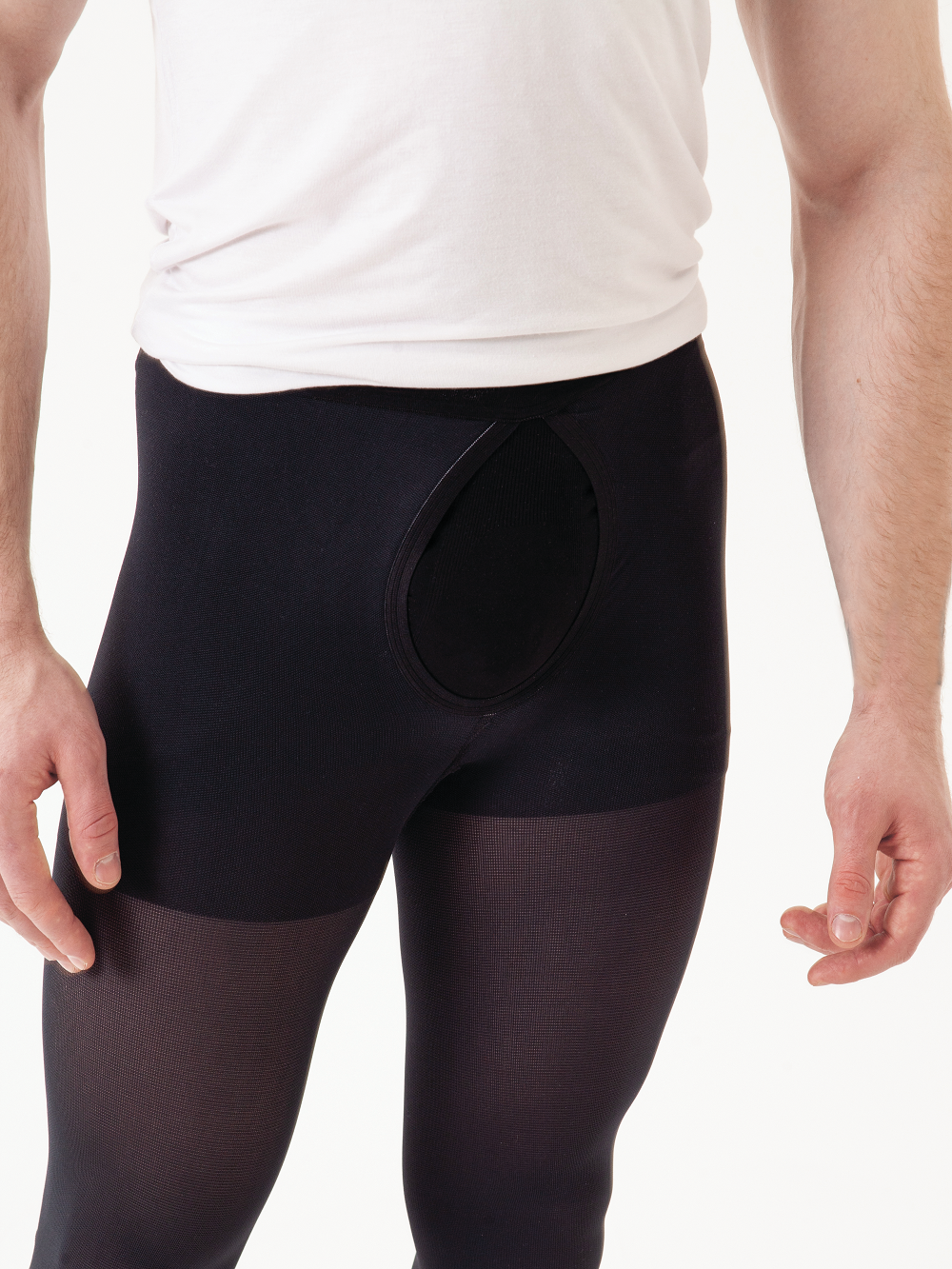 Компрессионные Колготки Orto, для Мужчин, 1 Класс, Чёрные, Размер L