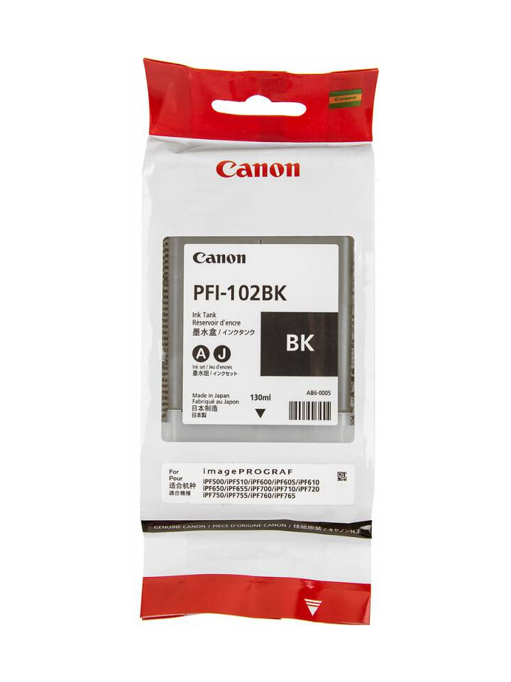Картридж Canon PFI-102BK черный (0895b001)