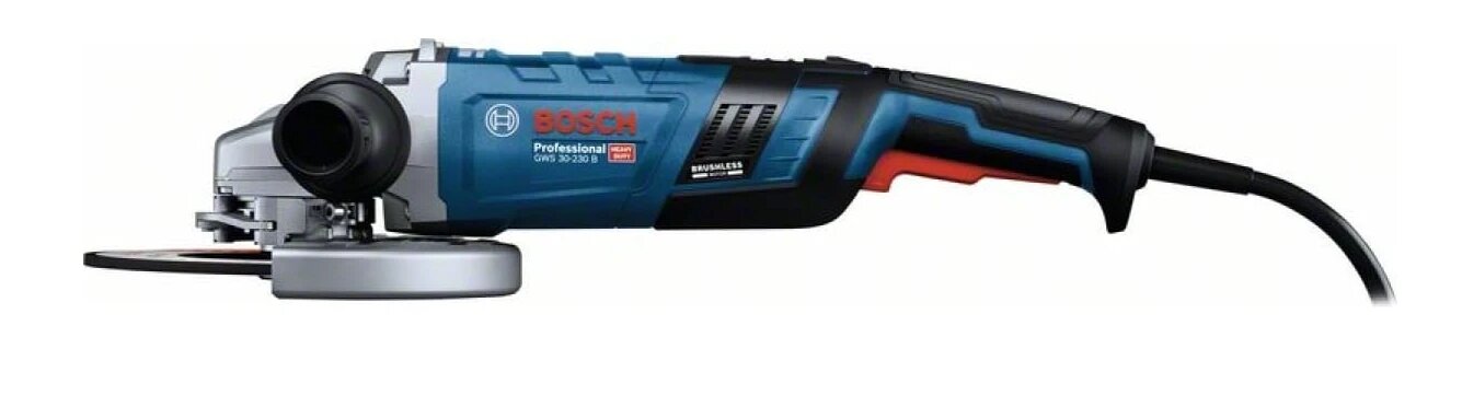 Угловая шлифмашина Bosch GWS 30-230 B Professional 06018G1000, диск 230 мм, 2800 Вт, 6500 об/мин