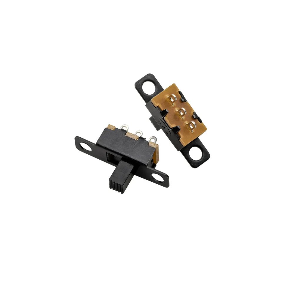 Переключатель тумблер LOCHEUK SS12F15 черный пластик 10 шт Handle Height 5mm