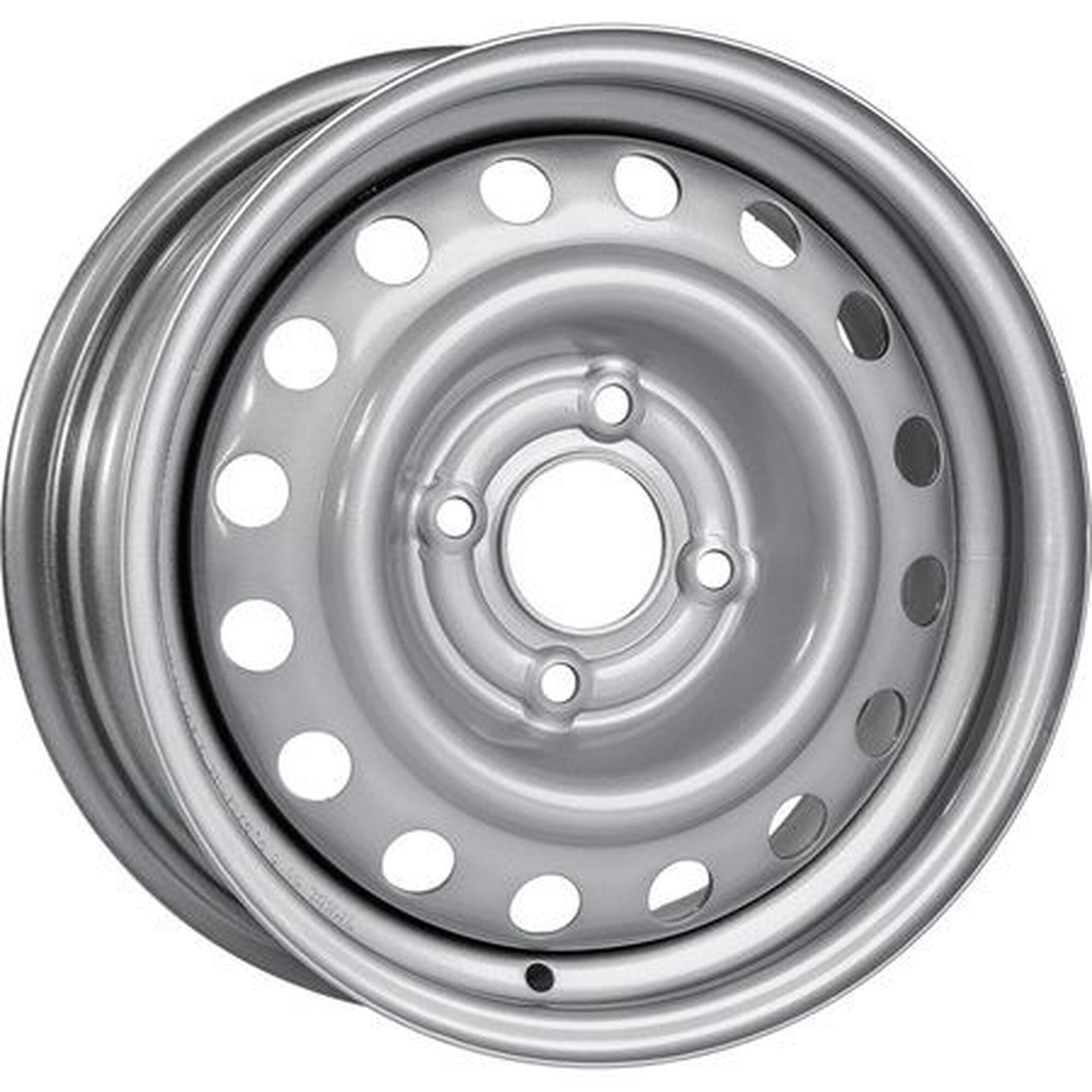 Колесный штампованный диск Trebl 6355_P TREBL R14x5.5 4x108 ET37.5 CB63.3 Silver