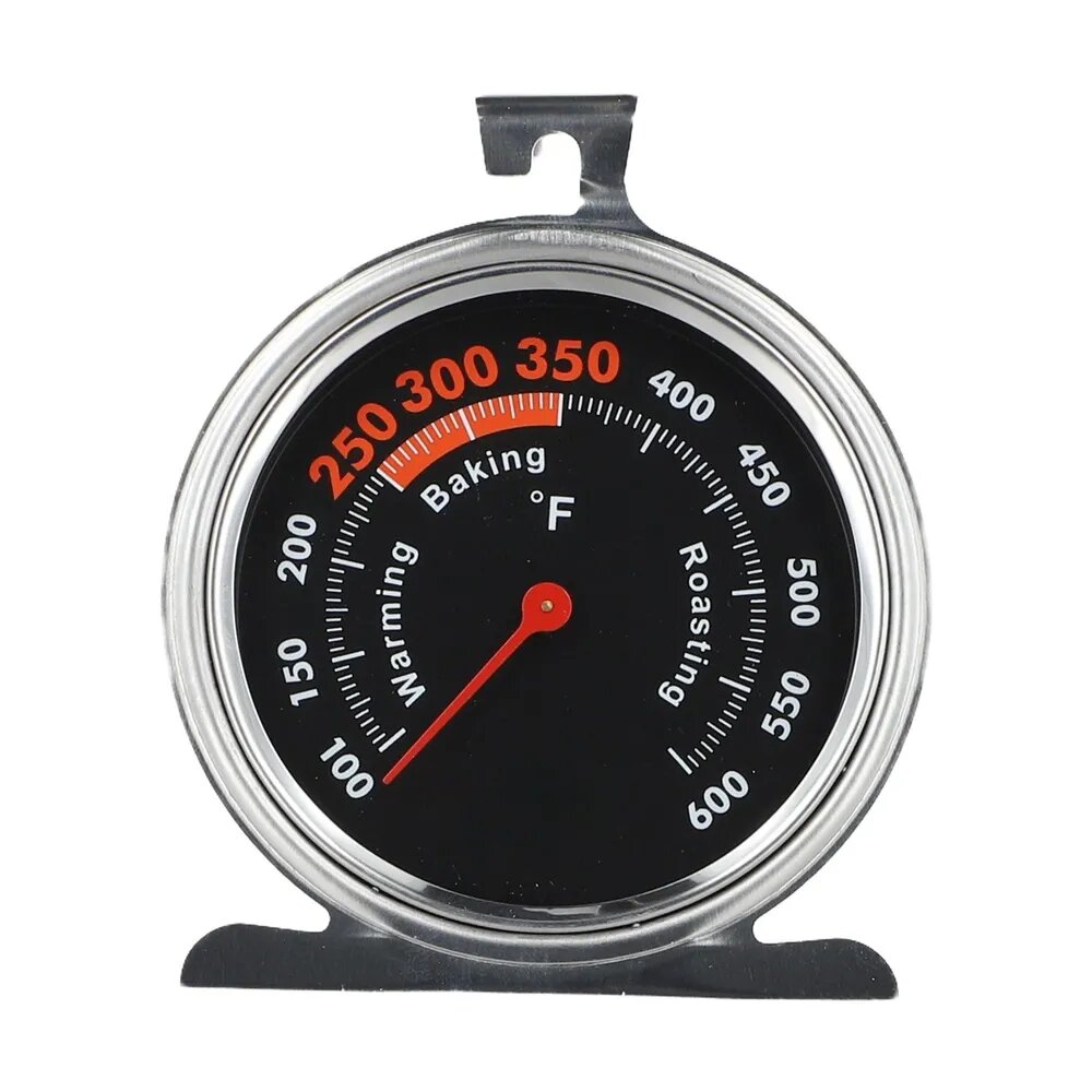 Термометр для духовки из Нержавеющей Стали Большой с Циферблатом, Устойчивый к Высоким Температурам