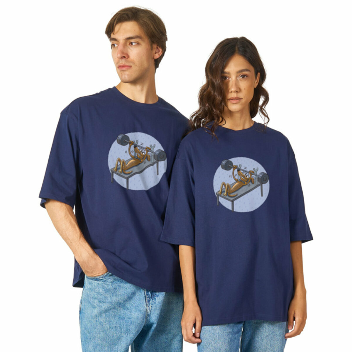 Футболка спортивная Оверсайз