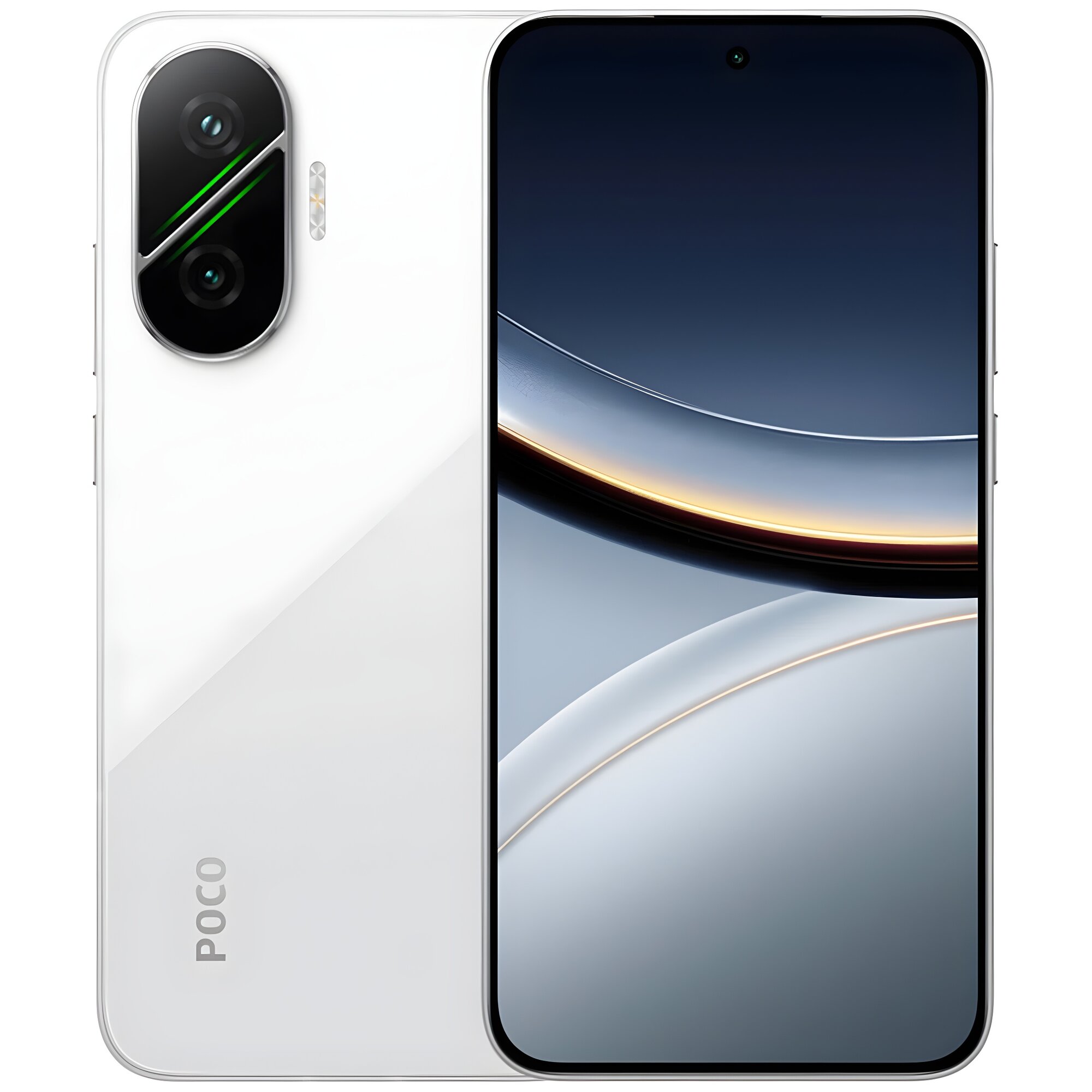 Смартфон Xiaomi Poco F7 12/256Gb Silver Global 2025 5G NFC 120 Гц AMOLED Snapdragon 8s Gen 4