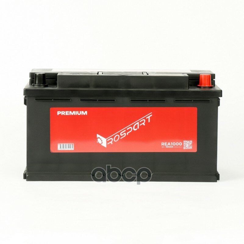Акб 12v 100ah 950a 353x175x190 ROSPART арт. REA1000