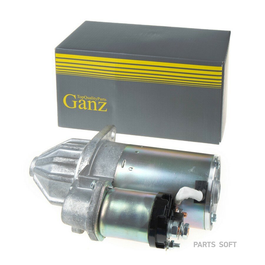 Стартер (12V/1,55KW/9 зубьев) для ГАЗ-3110, УАЗ дв 402 GANZ GRP14011 от официального дистрибьютора, GANZ, артикул GRP14011