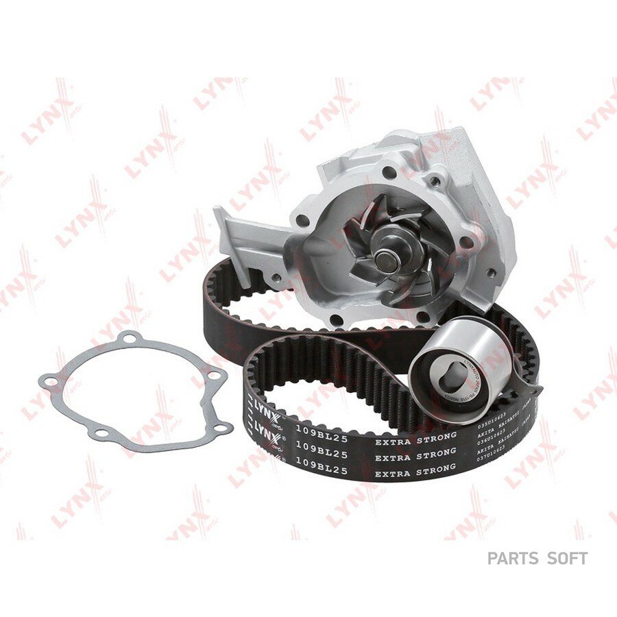 Комплект ремня ГРМ с водяным насосом CHEVROLET Aveo / Kalos 1.2 04> / Matiz 1.0 05> / Spark 1.0 05> от официального дистрибьютора, LYNXAUTO, артикул PW1291