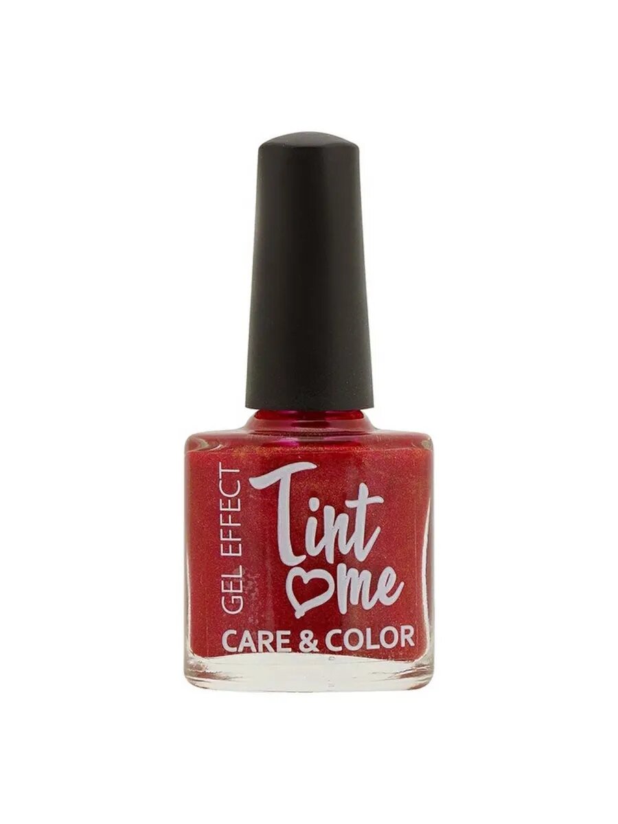Лак для ногтей Tint me Care & Color красный тон 46 10 мл