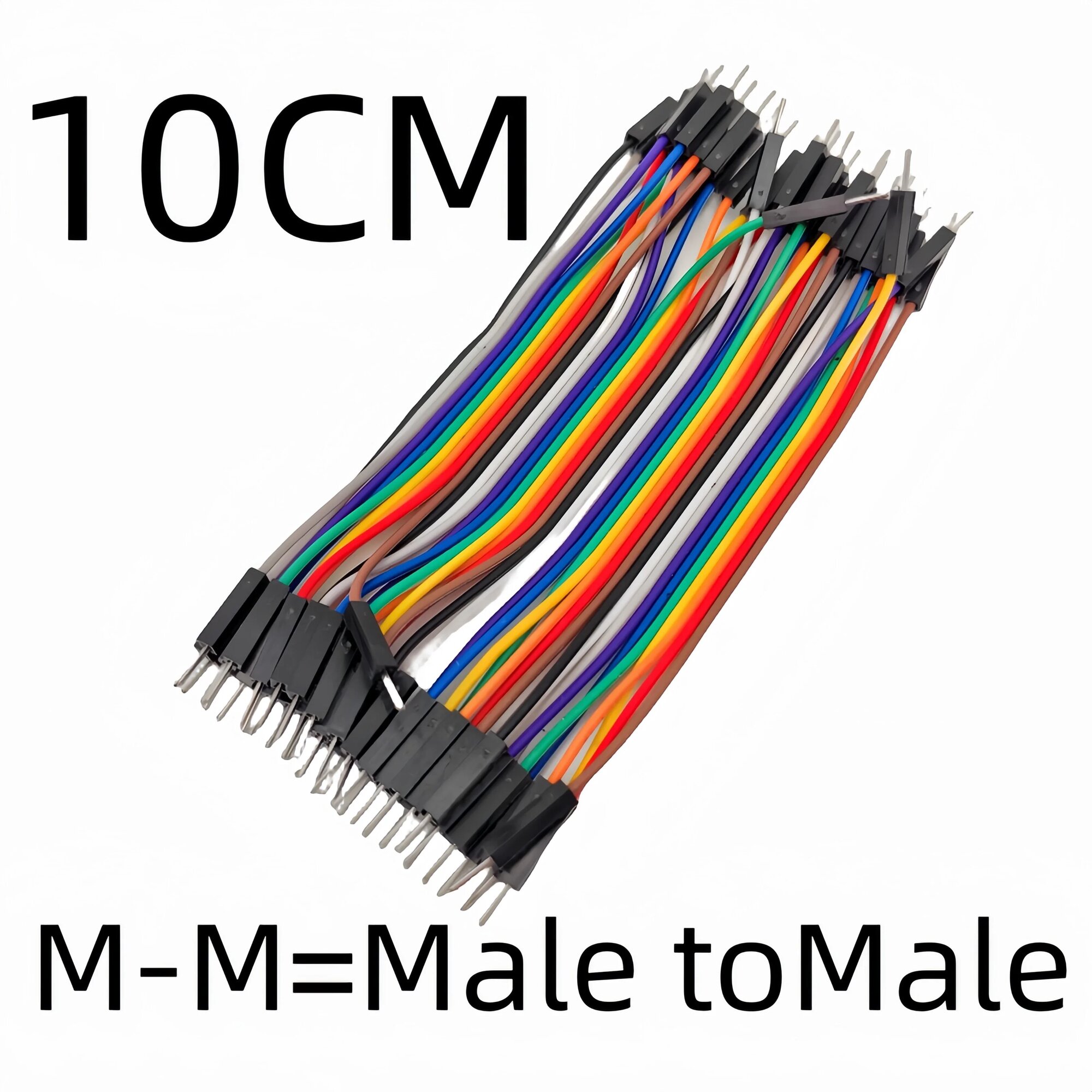 Кабели Dupont 10см, 40-контактные, M-M, 40шт
