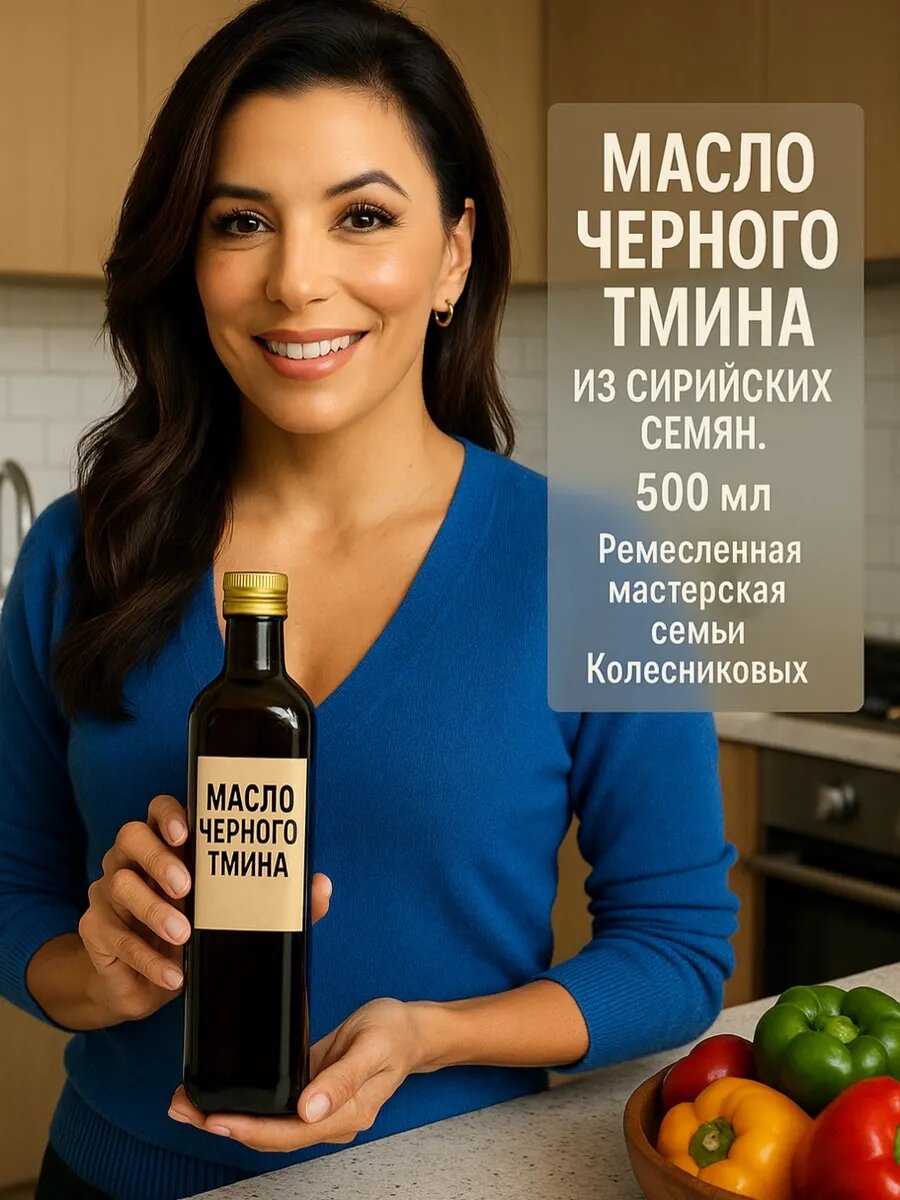 Сыродавленное масло черного тмина(Сирийские семена) - 500 мл