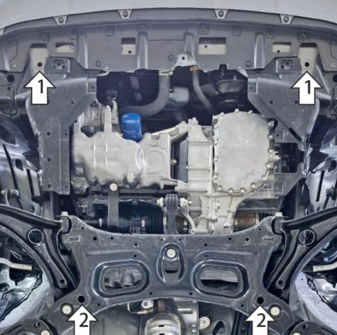 Защита MOTODOR для Honda Fit (2022-) 70814