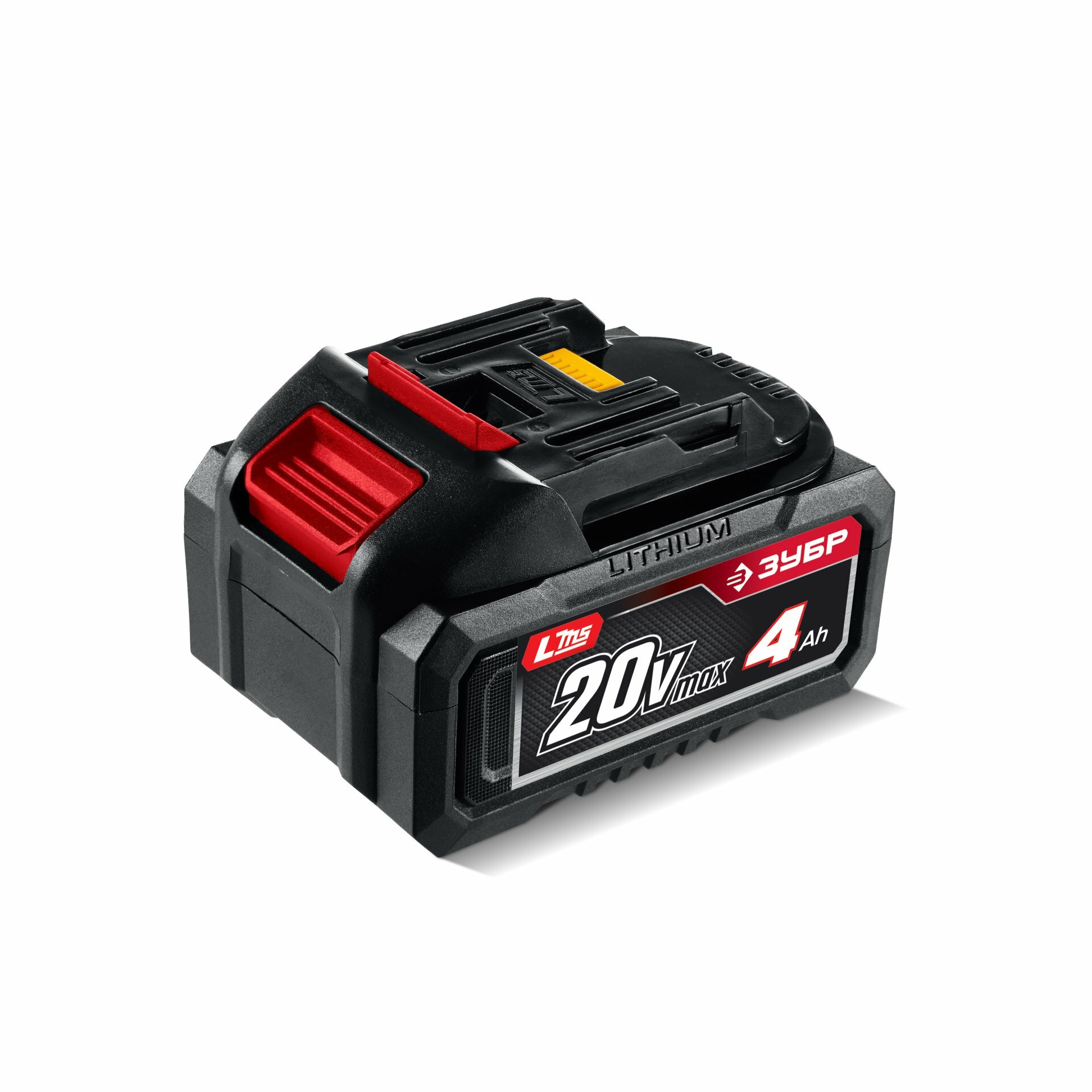 ЗУБР 20 В, 4.0 А·ч, аккумулятор LMS , не менее 800 циклов (АКБ-20-4)