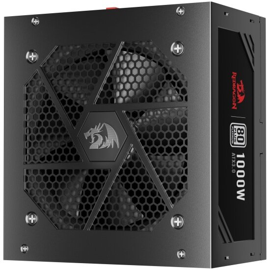 Блок питания для ПК Redragon RGPS-1000W 1000Вт, модульный,80+Plat, черный