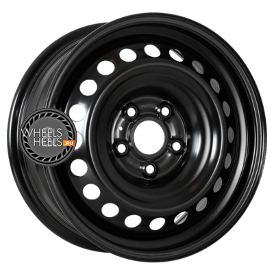 Диск автомобильный стальной Magnetto 16012 AM 16x6.5 5x114.3 et45 dia60.1 Black