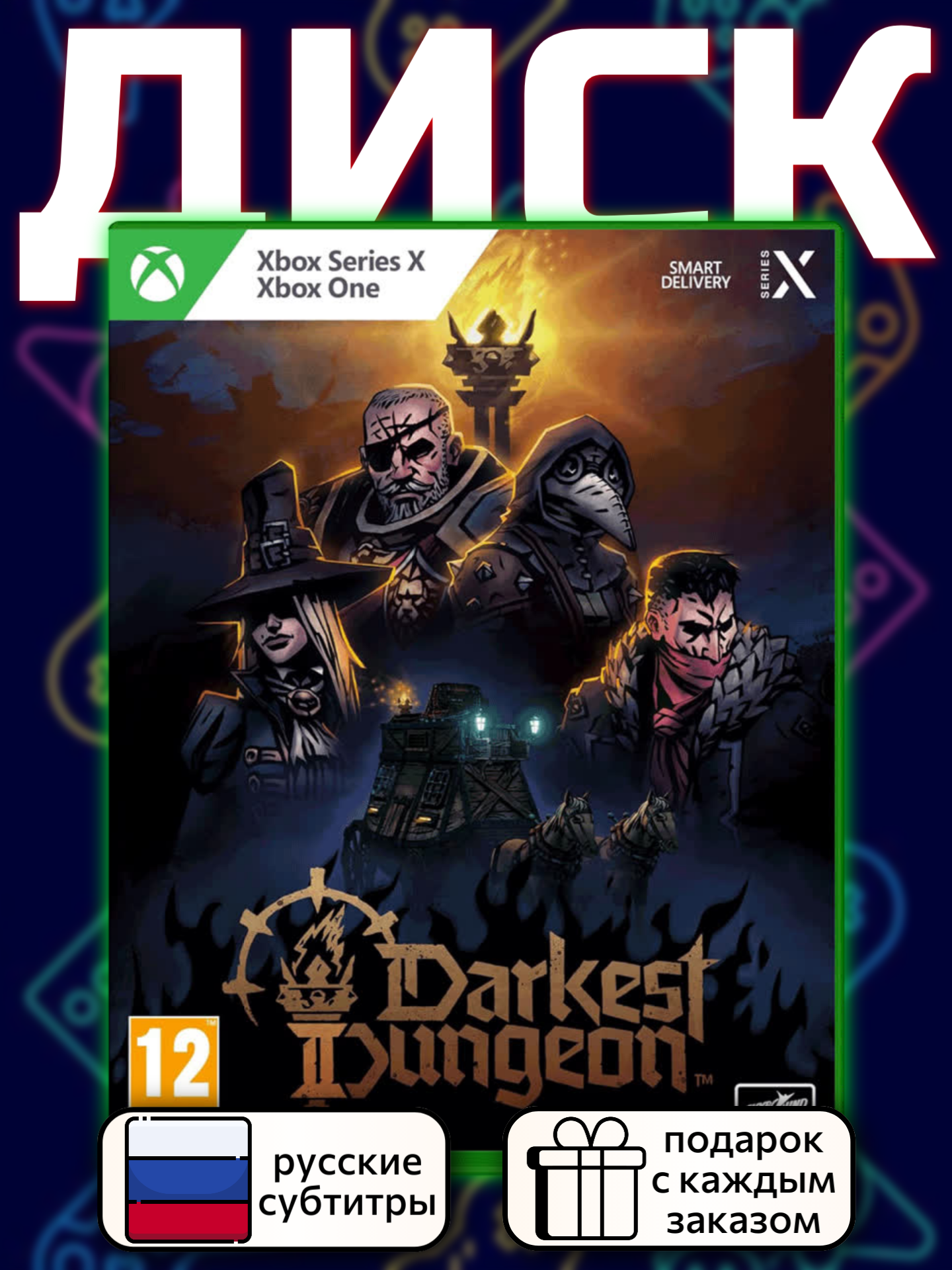 Игра Darkest Dungeon 2, для Xbox One, русские субтитры, лицензионная версия