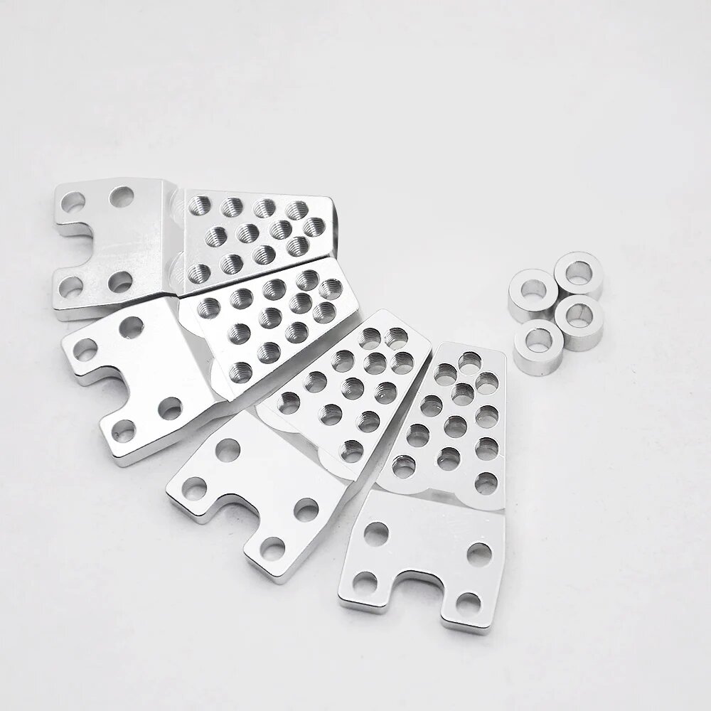 Подвески алюминиевые Type F Silver для SCX10 1/10
