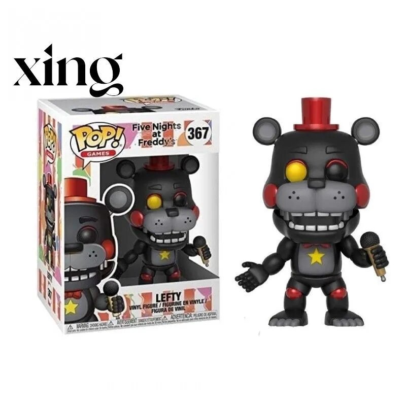 Funko Pop! Five Nights at Freddy's Lefty Figure 367 Чёрный 10 см Фигурка — фото 1