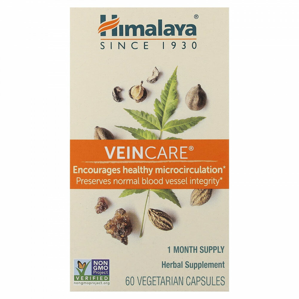 Himalaya, VeinCare®, 60 вегетарианских капсул