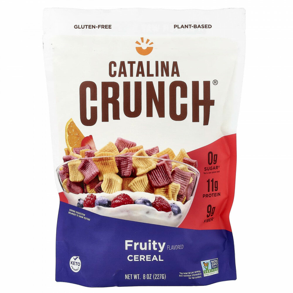 Catalina Crunch, Keto Friendly, фруктовые хлопья, 227 г (8 унций)