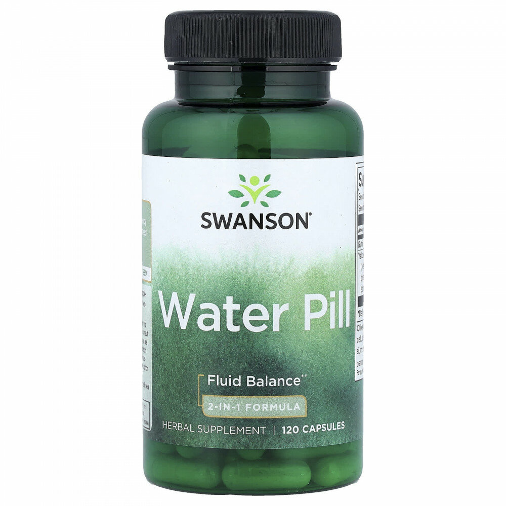 Swanson Vitamins, водные таблетки, 120 капсул