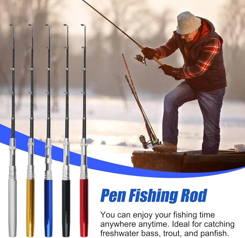 Удилище Pen Fishing Rod, рабочая длина: 100.3 см, телескопическое, для ловли рыбы