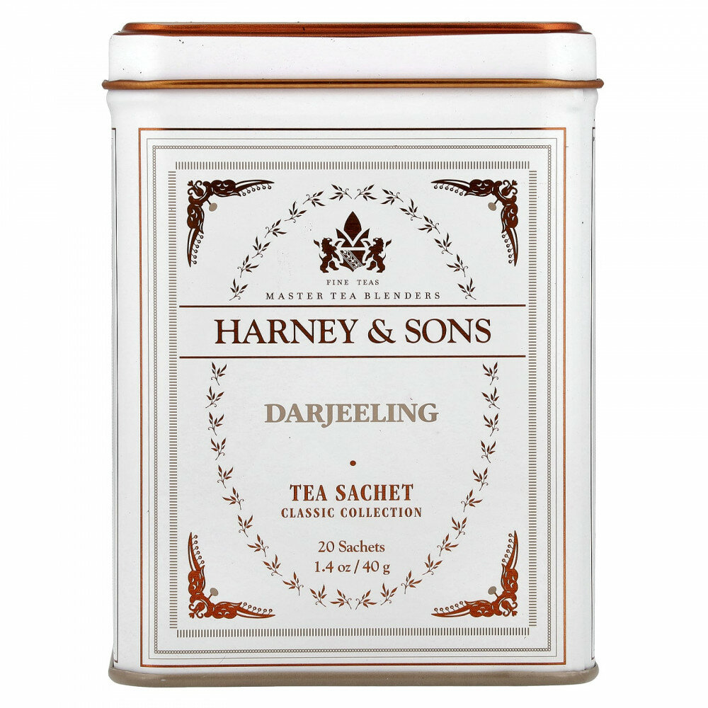 Harney & Sons, Classic Collection, Дарджилинг, 20 чайных пакетиков, 40 г (1,4 унции)