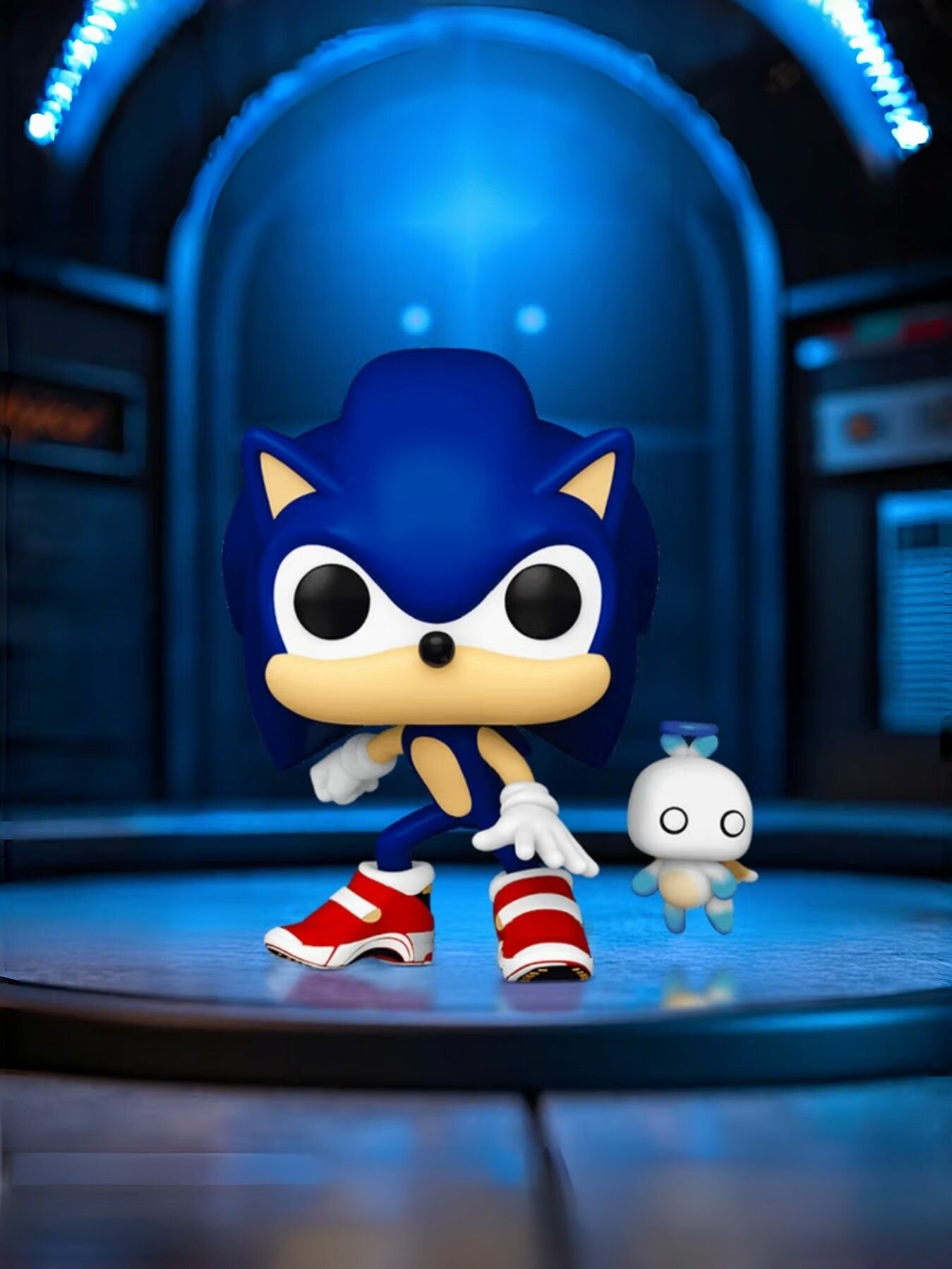 Интерактивный поп-арт "Соник с Хаосом" funko pop, коллекционный, пластик, 1 шт