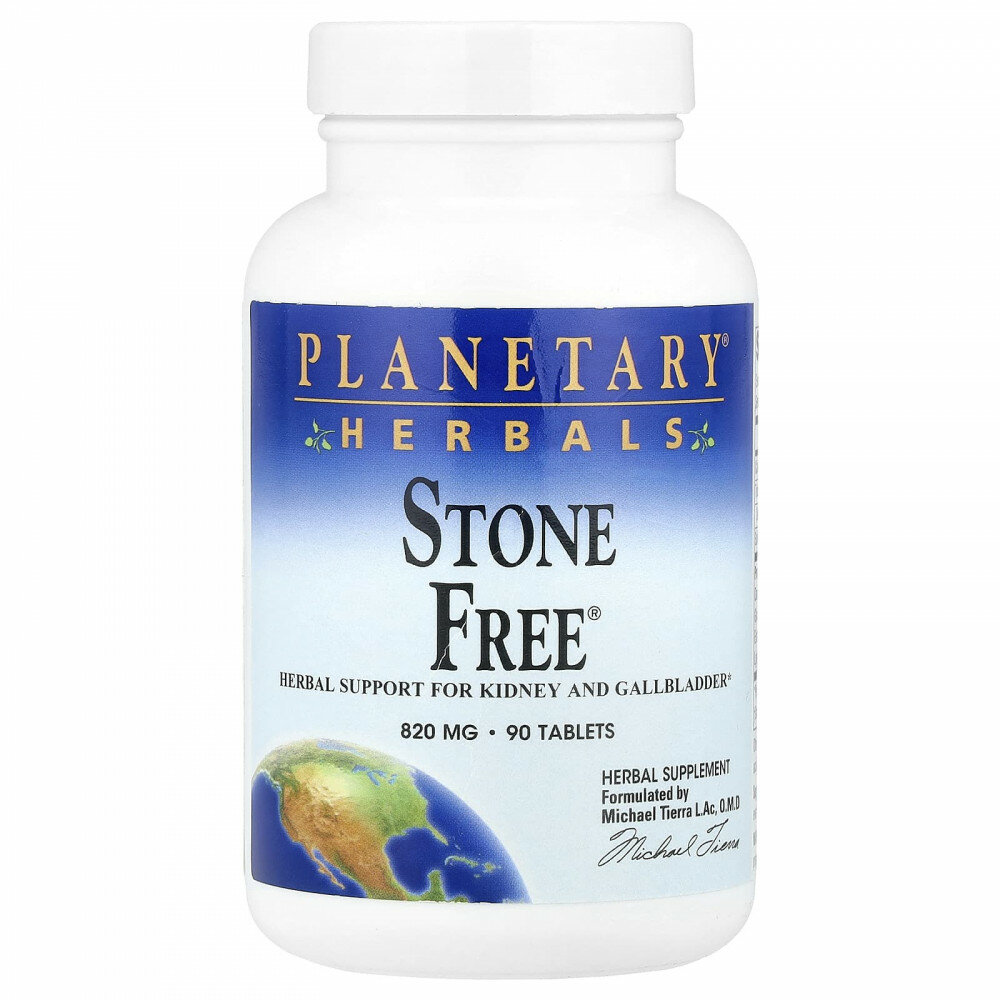 Planetary Herbals, Stone Free®, 90 таблеток