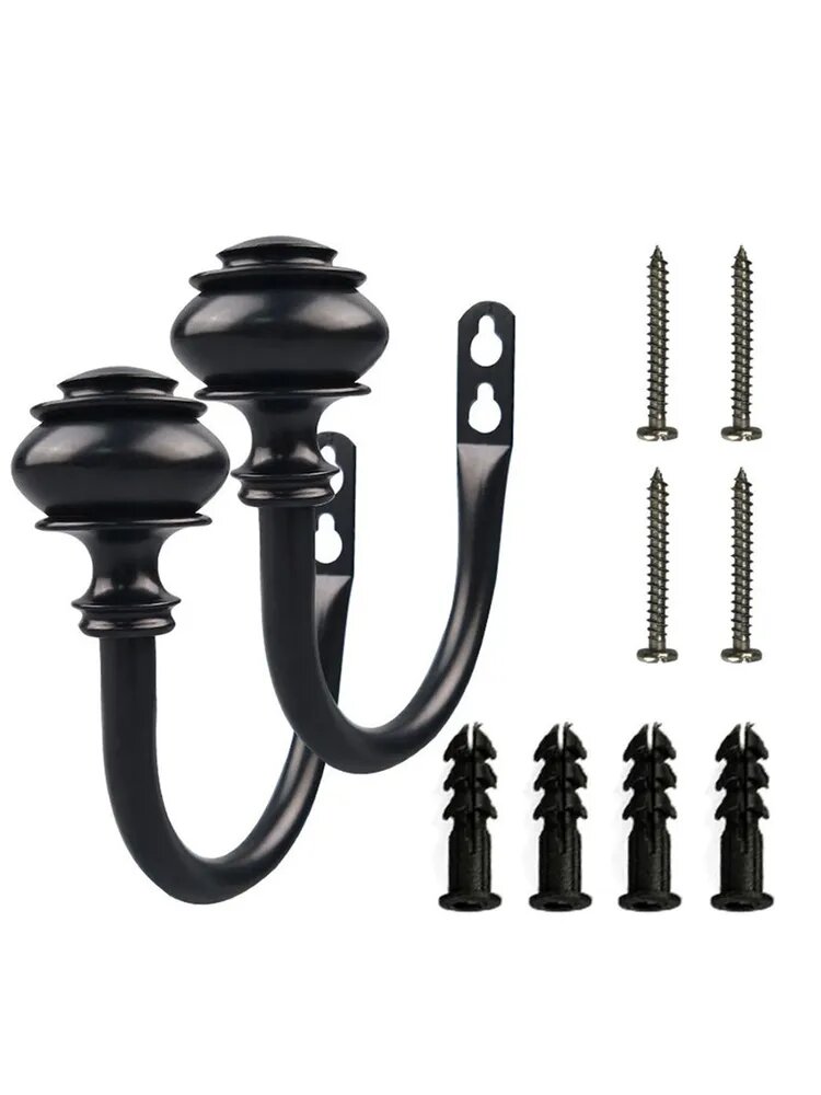 Подхваты для штор 2 шт. держатель для штор, крючки для занавесок.