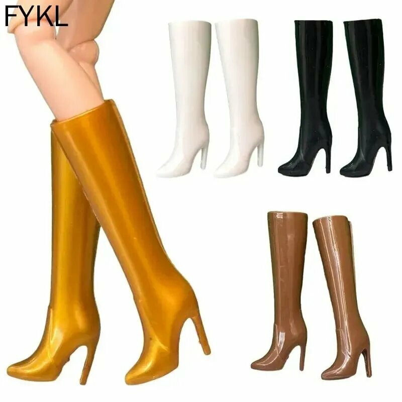 4 Пары туфель для куклы Барби, 1/6 Кукольных сапожек, Аксессуары