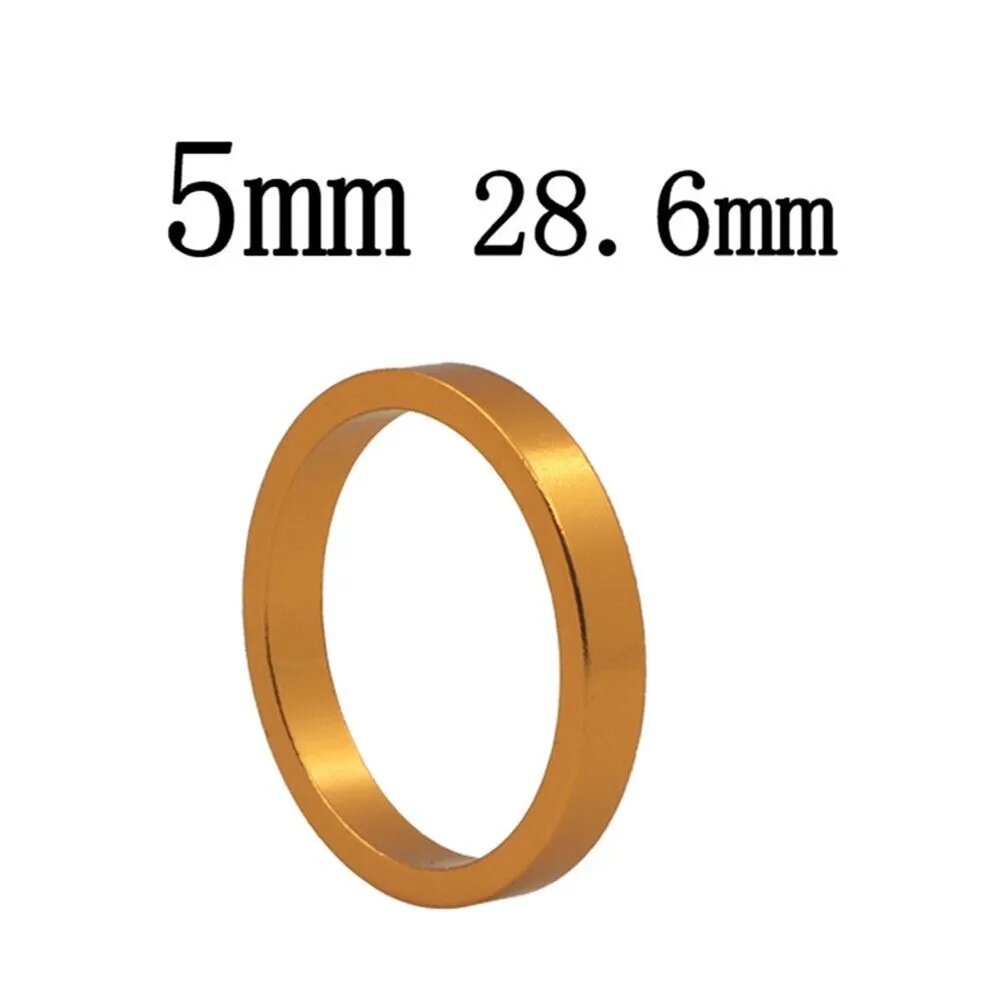 1-1/8 " алюминиевый проставочный кольцо для велосипедной рулевой колонки, проставка для рулевой трубы 2/5/10 мм