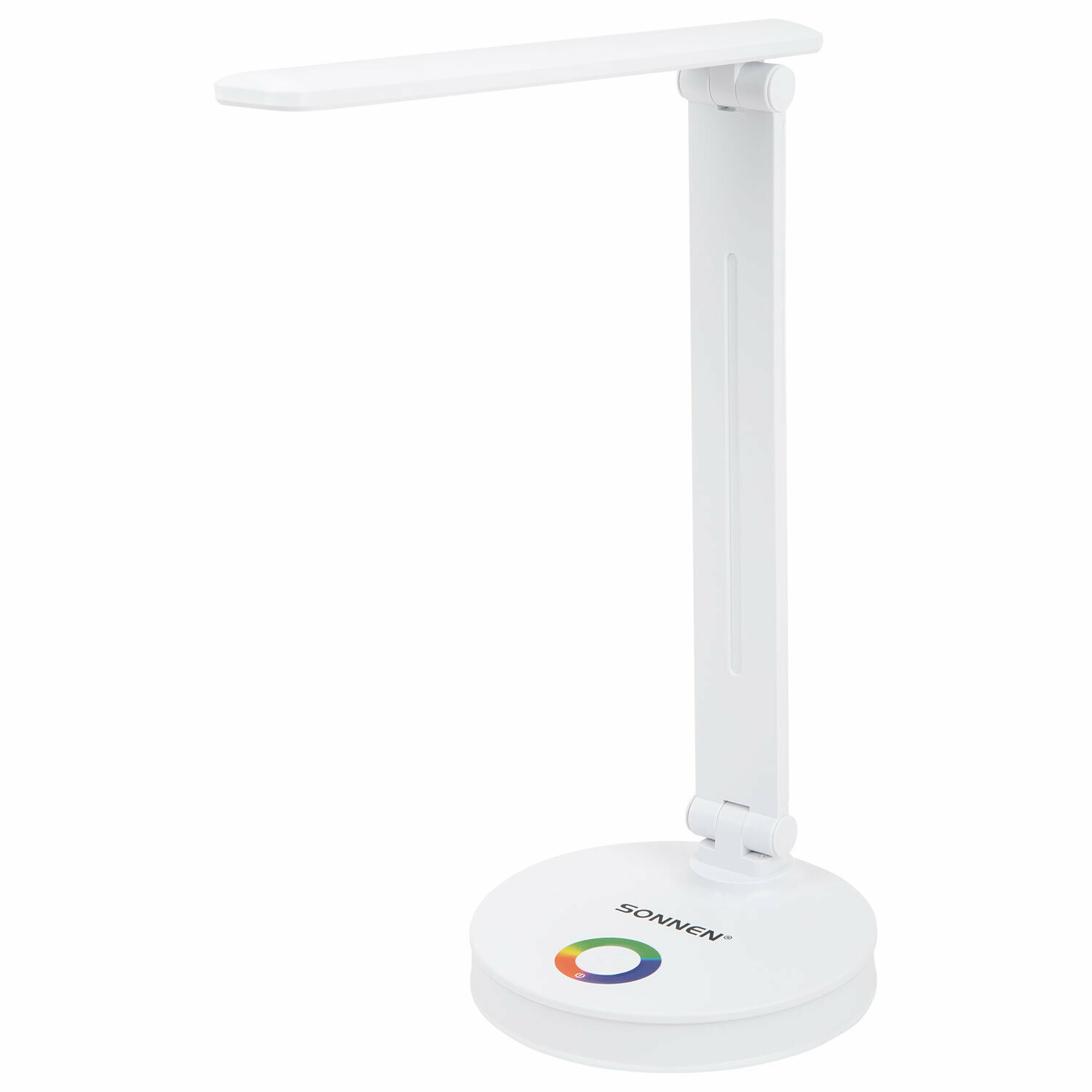 Sonnen Настольная лампа-светильник, ночник RG-001, 30 LED, 6 Вт, 3 режима, RGB-подсветка, белый, 238