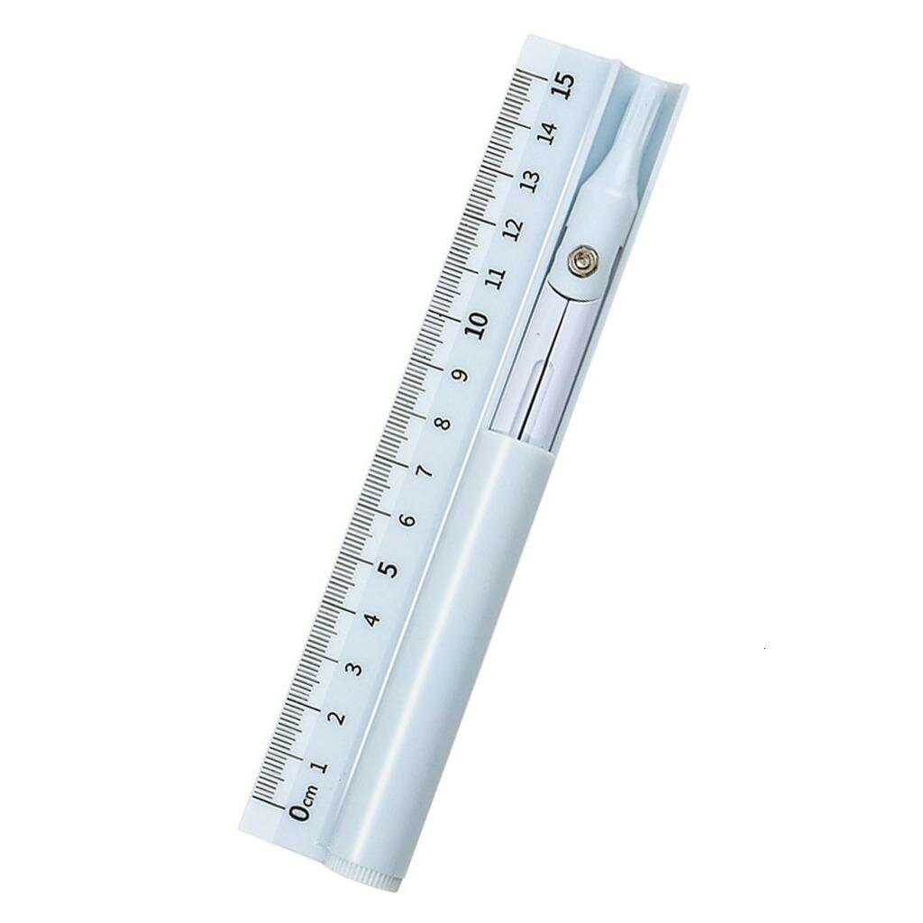 Трёхфункциональная линейка-циркуль, Синий