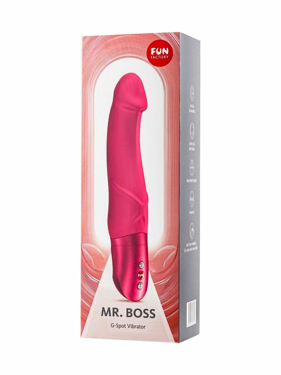 Вибромассажер Fun Factory "Mr. Boss", 12 режимов, водонепроницаемый
