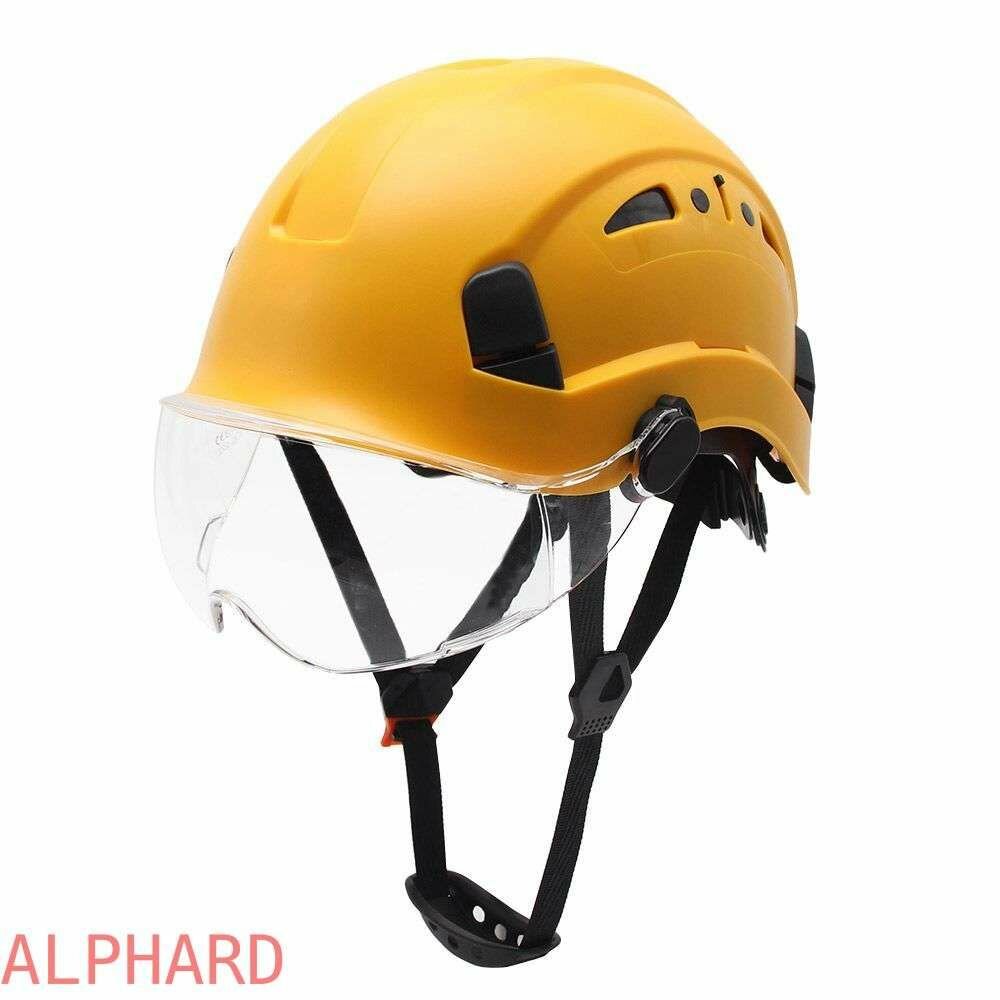 Строительная каска (защитный шлем) с регулируемыми прозрачными очками