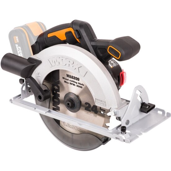Пила циркулярная аккумуляторная Worx WX520.9, 20В 190 мм, без АКБ и ЗУ