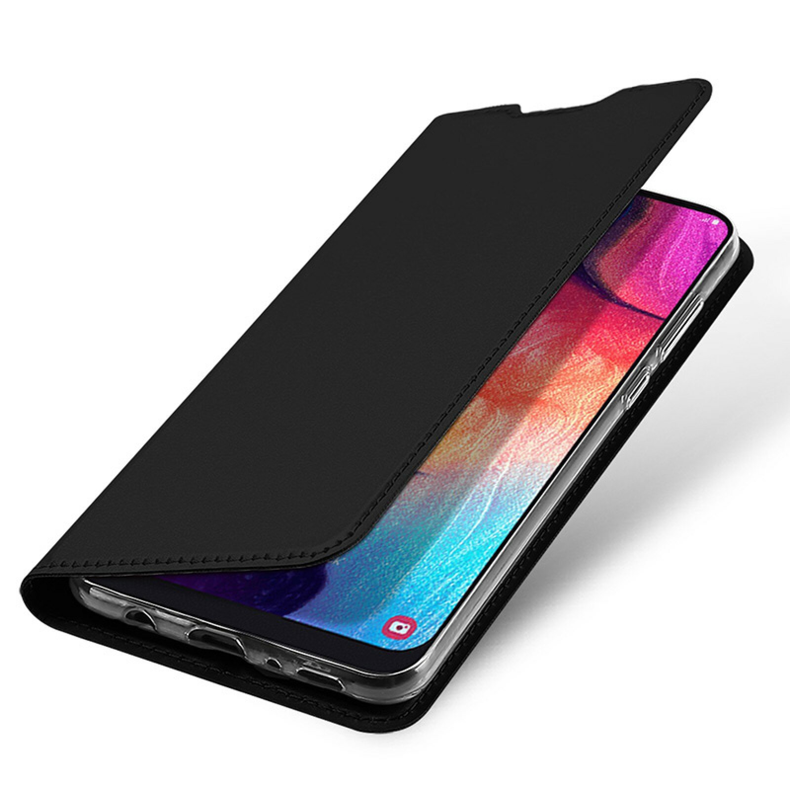Чехол Чехол. ру для Samsung Galaxy A50 с мульти-подставкой и водоотталкивающим покрытием черный