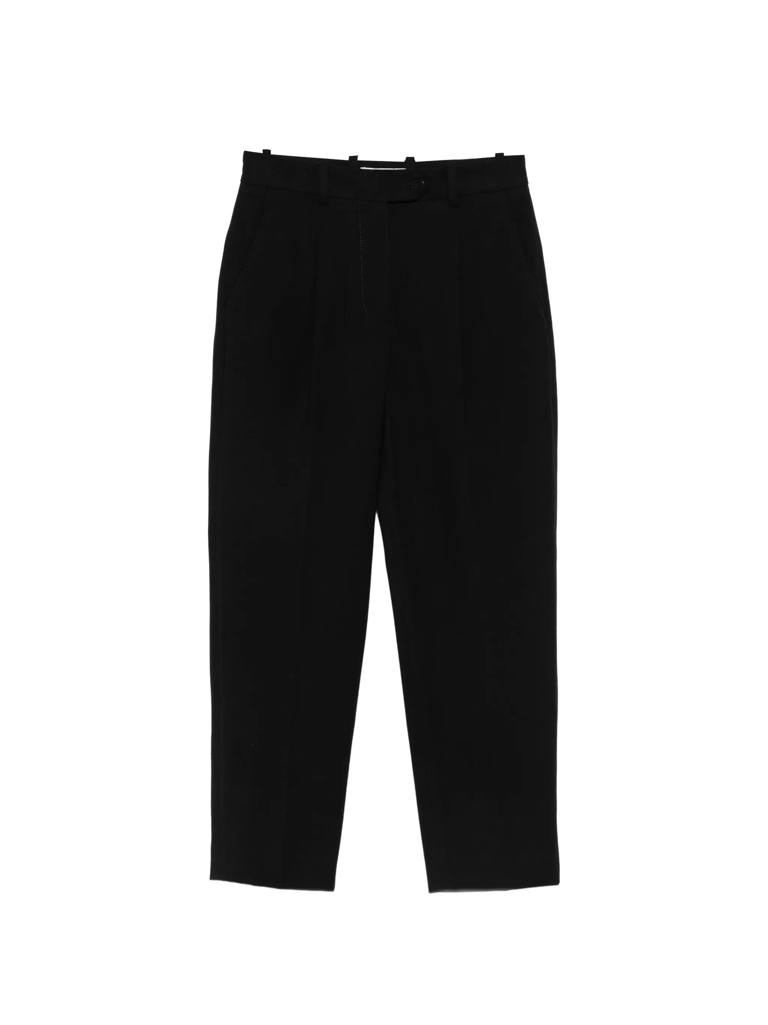 Брюки Pleated cropped trousers