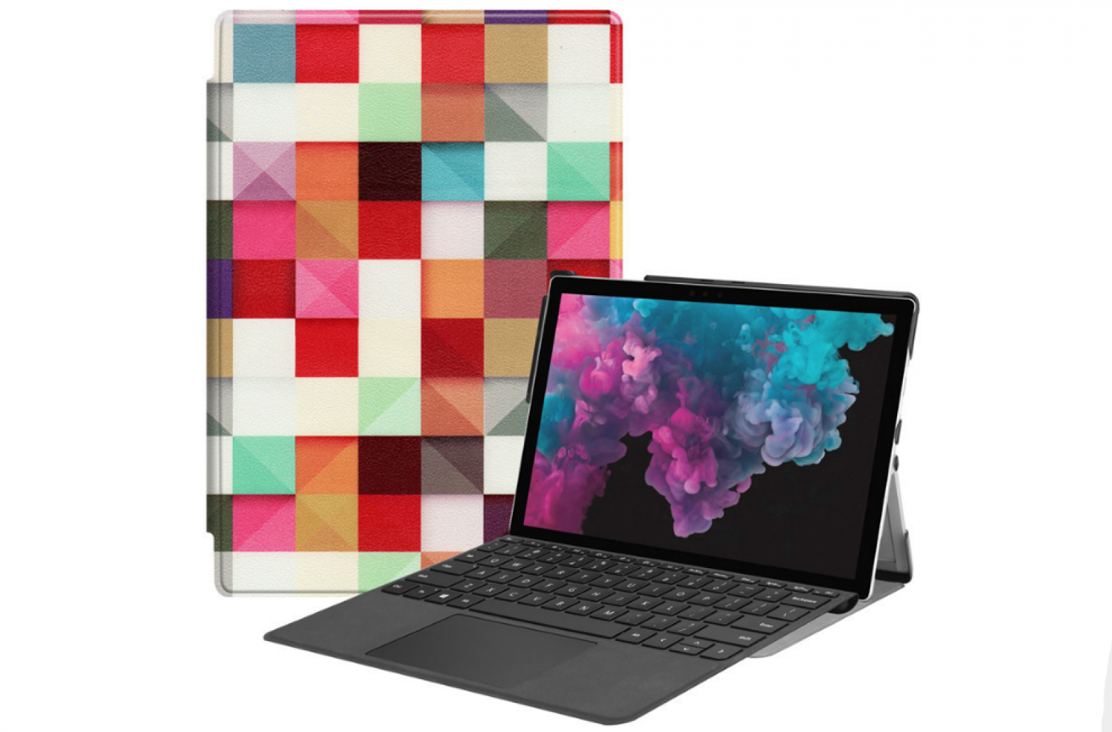 Чехол-обложка MyPads для Microsoft Surface Pro 7 / Surface 7+ Plus (2021) с магнитной застежкой, тонкий и с ярким рисунком