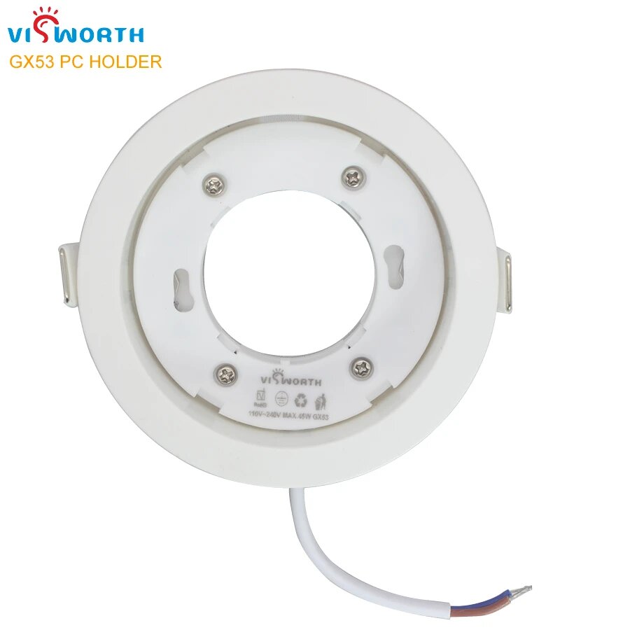 Цоколь для ламп GX53 VisWorth GX53-PC-HOLDER