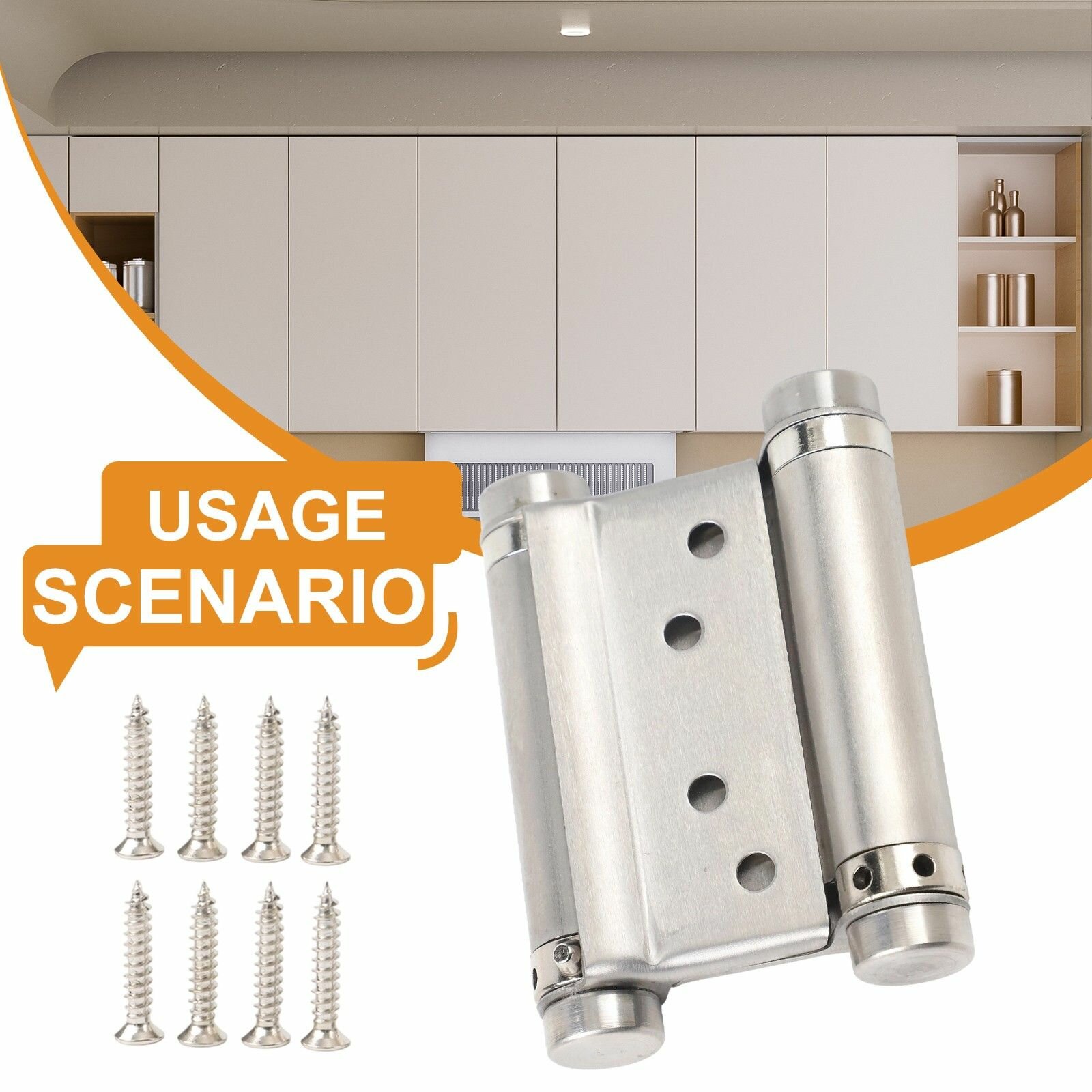 Пружинная петля двойного открывания из нержавеющей стали, двусторонняя свободная дверная петля, ковбойское дверное ограждение, автоматическое закрывание