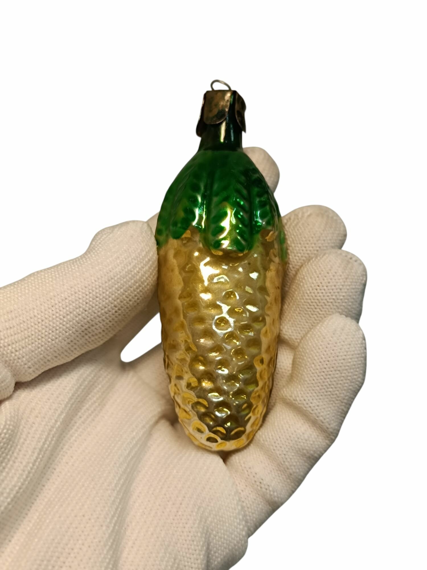 Советская винтажная елочная игрушка, Кукуруза Сделано в СССР.