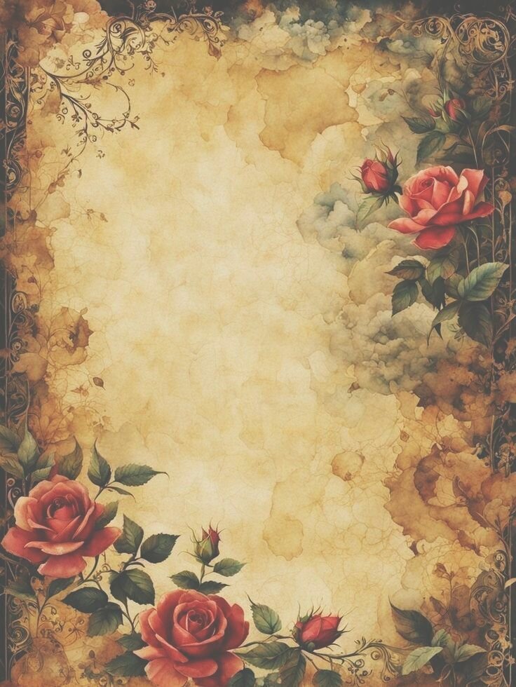 13 штук бумага состаренная