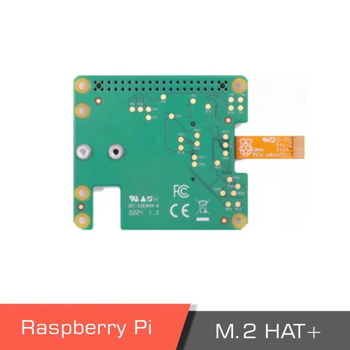 Raspberry Pi M.2 HAT+ служит в качестве официального аксессуара для разъема M.2, специально разработанного для Raspberry Pi 5.