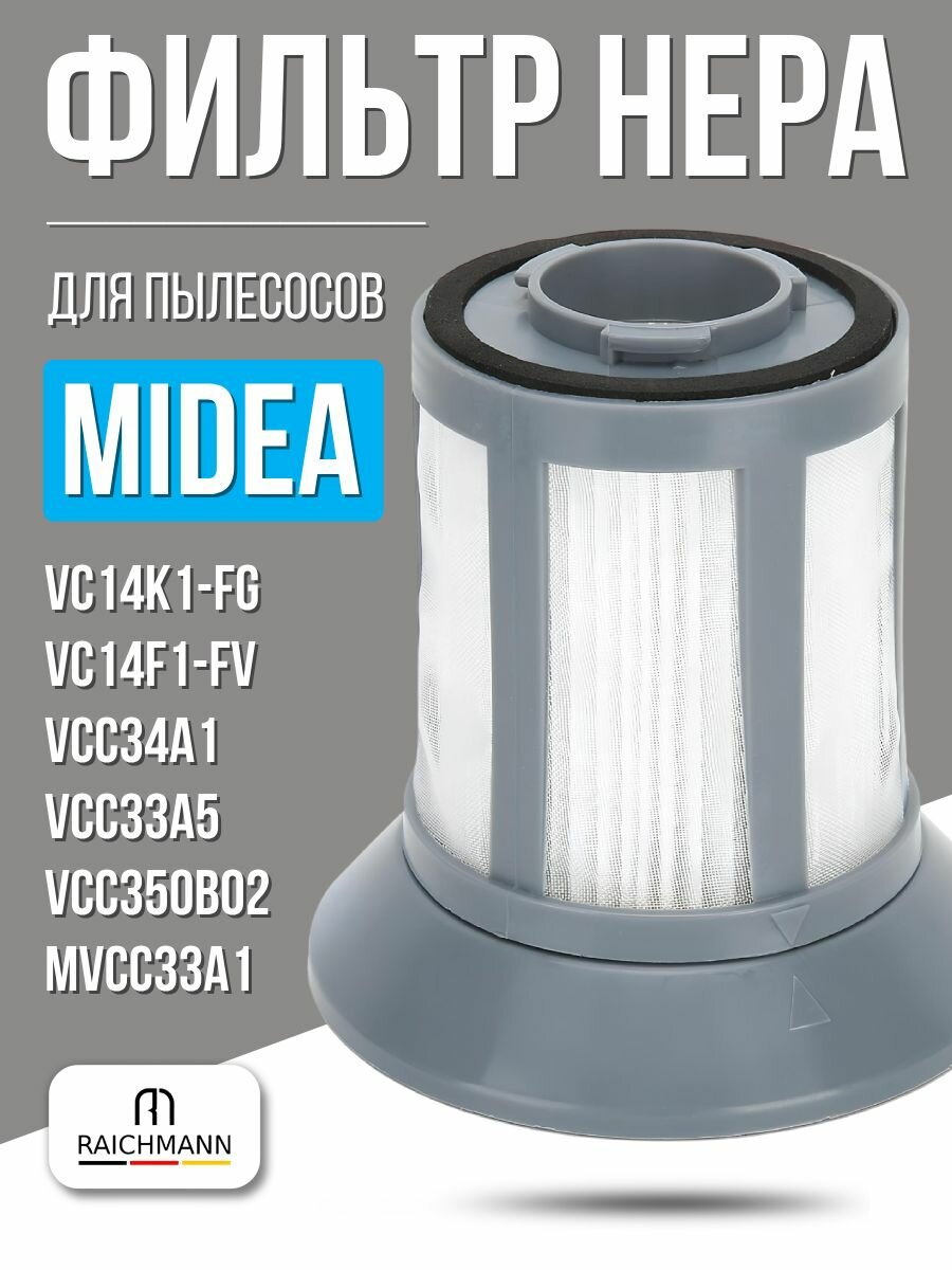 HEPA фильтр подходит для пылесоса VC14K1-FG, VC14F1-FV, VCC34A VCC33A5 VCC350B02