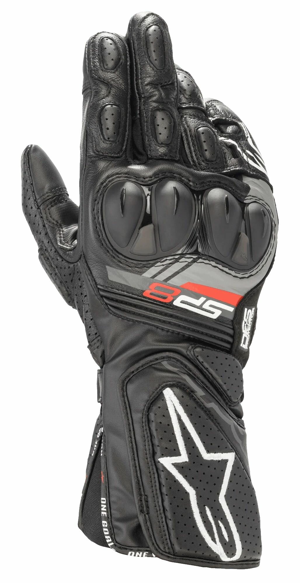Мотоперчатки Мужские Кожаные Alpinestars Sp-8 V3 Black, L