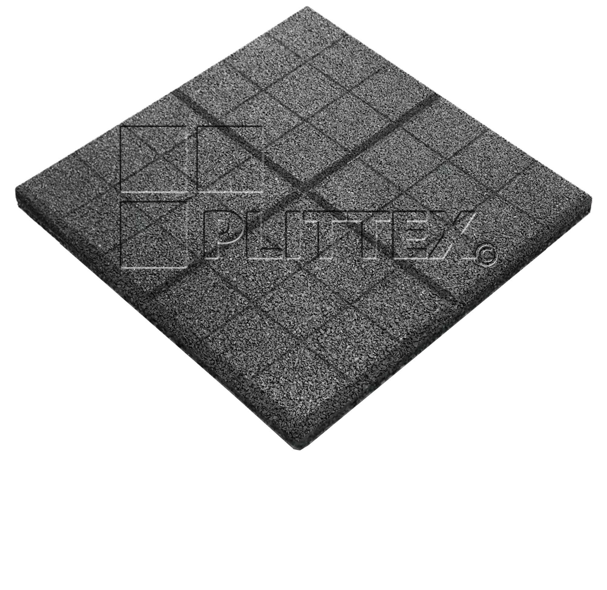Резиновая плитка "Сетка" 350х350х20, антискользящая, морозостойкая, для дорожек, входных групп, пандусов