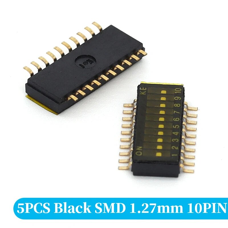 DIP переключатель 10Pin 1.27mm Black