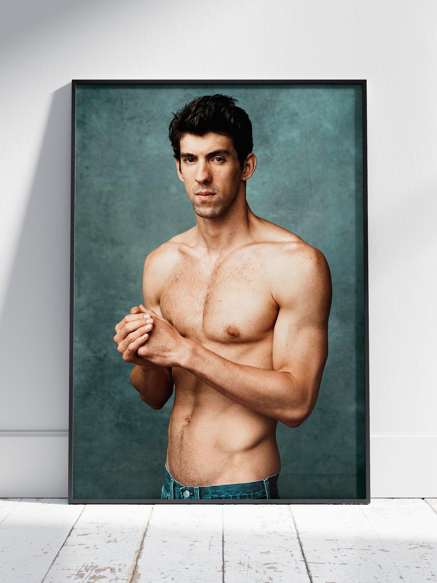 Плакат на стену для интерьера Легенды Олимпийских Игр (Майкл Фелпс - Michael Phelps 11) A4 (21x30 см)