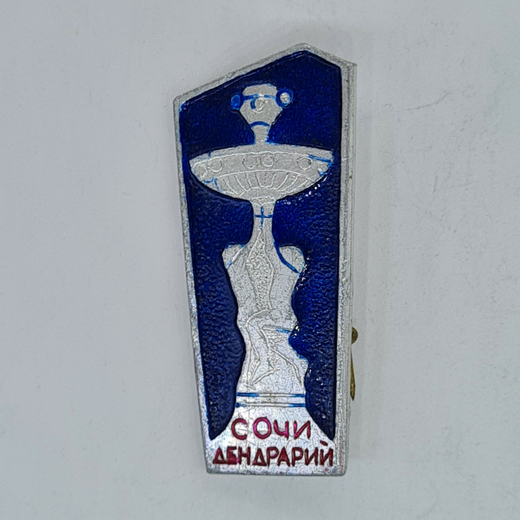 Значок СССР. Сочи, космос, винтажный значек.
